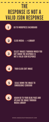 [error]: the response is not a valid JSON response