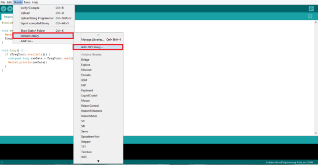 How to install a library in an Arduino by four ways