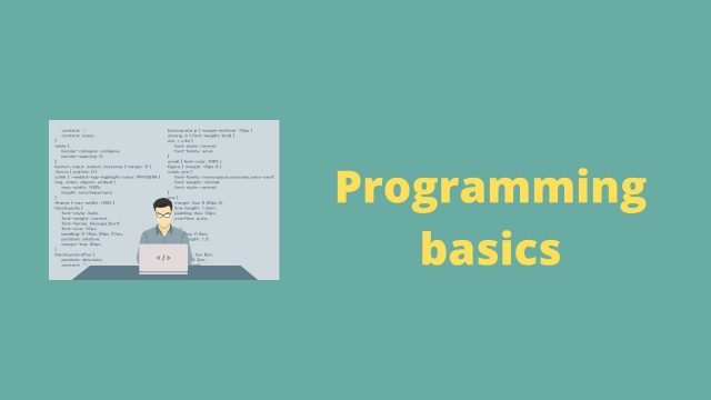 Basics of programming language to learn coding