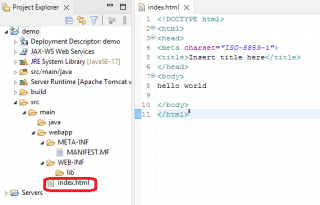 How to write an HTML and CSS code with eclipse ide