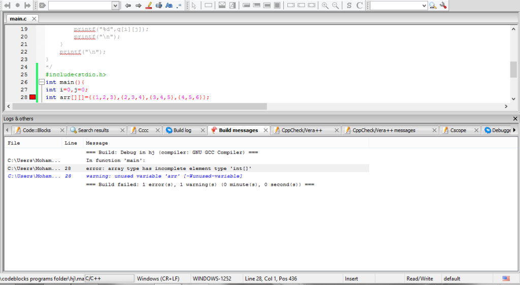 Error Array Type Has Incomplete Element Type A Platform For Wireless